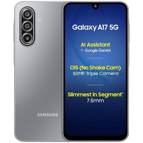 Samsung Galaxy A17 5g Gray 8gb Ram 128gb Storage 50 Mp No Shake