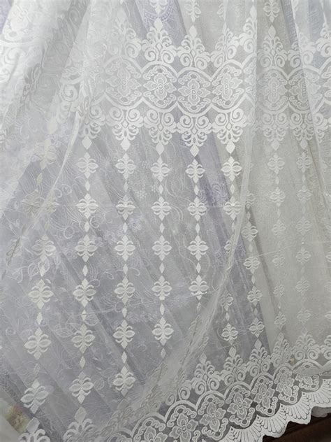 Тюль жакард білий Karolin купити за найкращою ціною в Хмельницькому від компанії Textile Plus