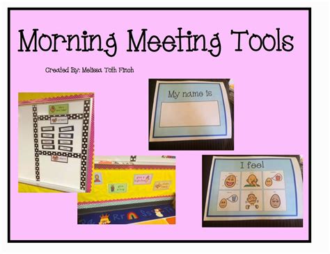My Daily Schedule Morning Meeting Autism Adventures
