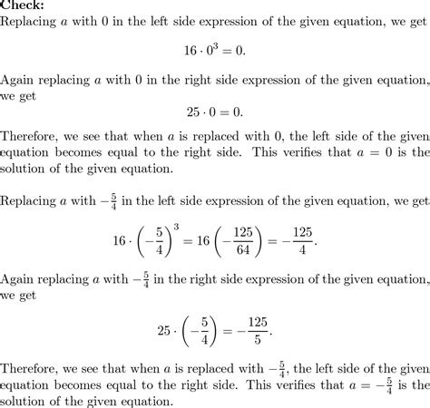 Solve The Given Equation 16 A325 A Quizlet