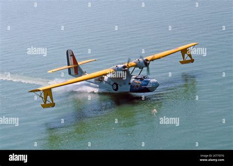 Consolidated Pby Catalina Wwii Patrol Rescue Airplane Seaplane Stock