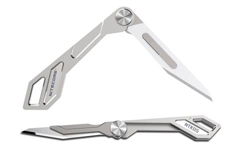 The Nitecore NTK05 Is a Beautiful Titanium Keychain Knife