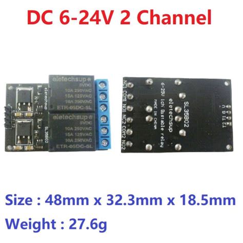 V V CH Flip Flop Latch Relay Module Bistable Self Locking Trigger Switch Board For Motor