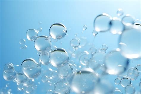 Bubbles Pouring In A Photograph Premium Ai Generated Image