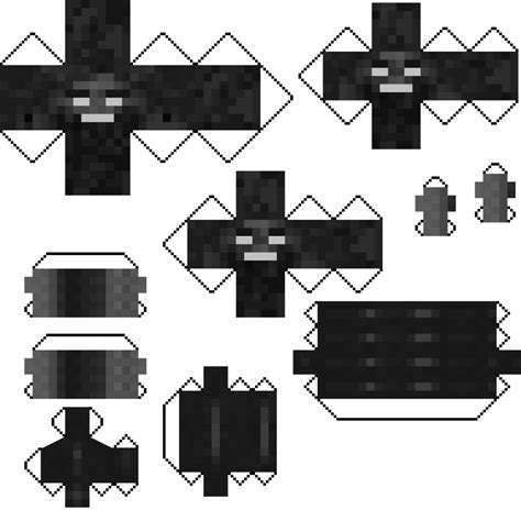 Minecraft Wither Storm Papercraft Hướng Dẫn Tạo Mô Hình 3d Ấn Tượng