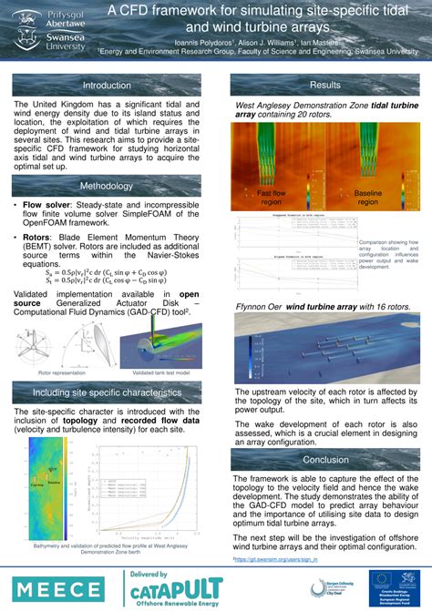 pdf a cfd framework for simulating site specific tidal and wind