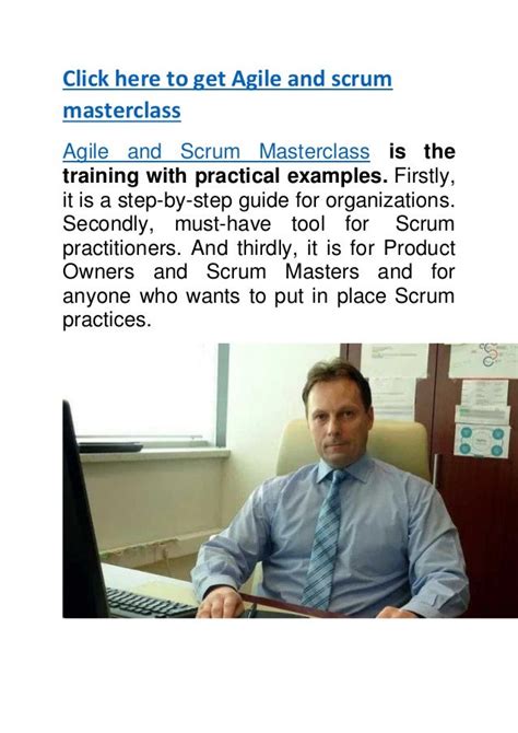 Agile And Scrum Masterclass Course PDF