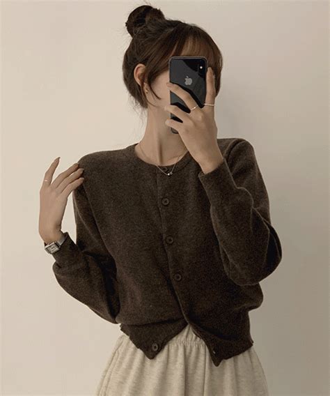 인생 가디건이유있는 추천~5만장 돌파 스노우 라운드 무지 가을 베이직 캐주얼 허리잘록 가을옷 기본 겨울 긴팔 가디건