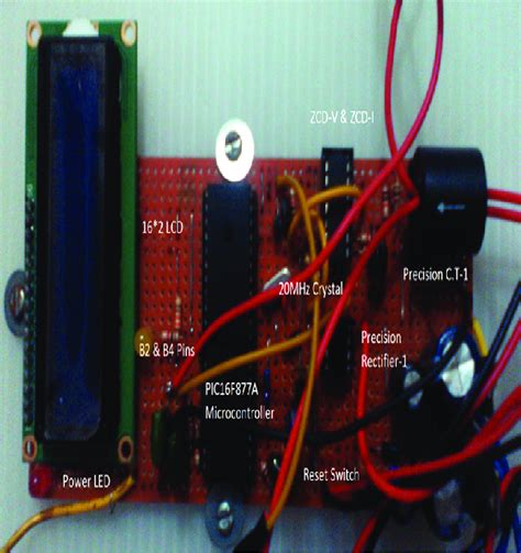 Different Components Of The Current And Power Factor Measurement Circuit Download Scientific