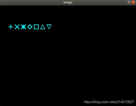 Opencv之在图像上绘制标记 Drawmarkeropencv Drawmark线粗 Csdn博客