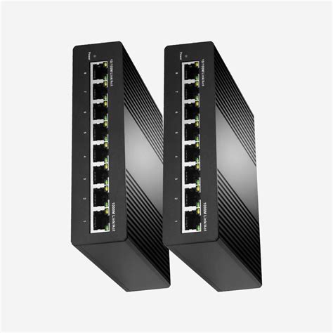 8 Ports Industrial Gigabit Ethernet Switch 16gbps 4k Mac Address Table