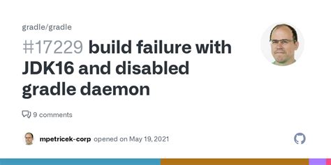 Build Failure With JDK And Disabled Gradle Daemon Issue Gradle Gradle GitHub