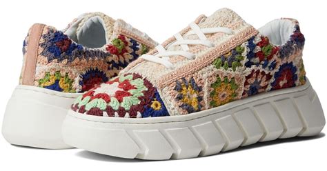Free People Leather Catch Me If You Can Sneaker | Lyst