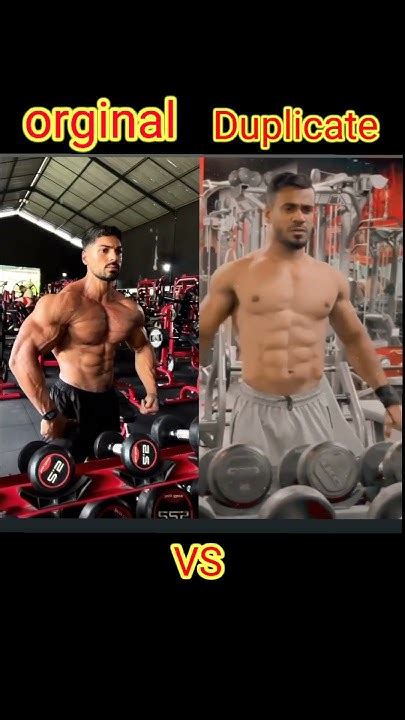 New Trending Reels Video Orginal Vs Duplicate Reels Gym Fitness