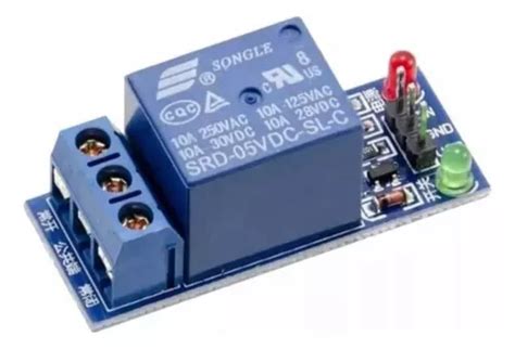 Módulo Relé 1 Canal 1ch 5v 10a C Led Indicador P Arduino Mercadolivre