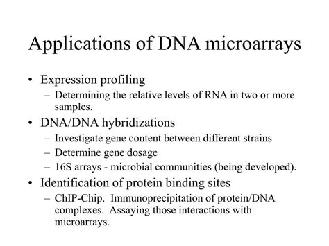 PPT Gene Expression And DNA Microarrays PowerPoint Presentation Free Download ID