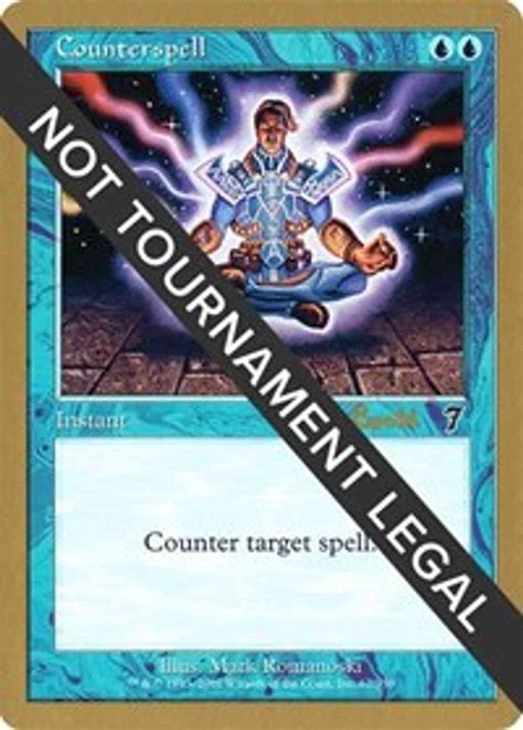 Counterspell 2001 Alex Borteh 7ed Price From Mtg World Championship