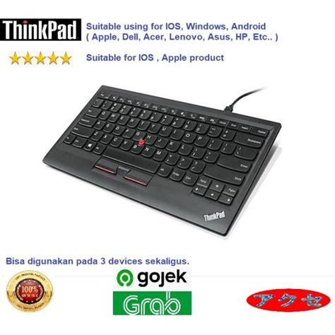 Jual Lenovo Thinkpad Usb Wired Compact Keyboard With Trackpoint