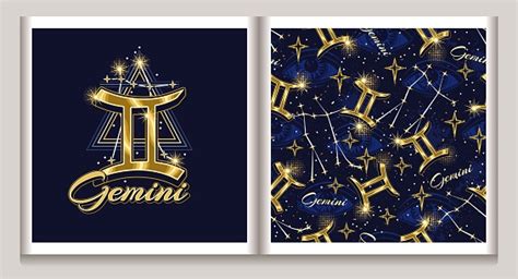 패턴 별자리의 금색 아이콘이 있는 레이블 별자리 제3의 눈 텍스트 공기 요소의 연금술 기호로 삼각형 별자리 난해한 디자인 요소 빈티지 스타일 0명에 대한 스톡 벡터 아트 및