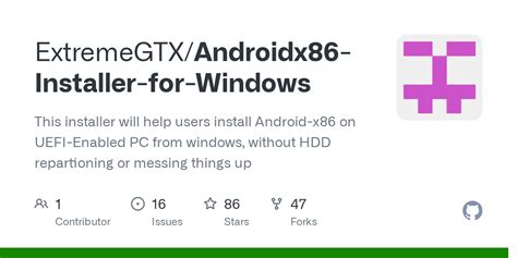 Androidx86 Installer For Windows At Master · Extremegtx Androidx86 Installer For Windows · Github