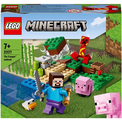 Lego Minecraft Dessert Creeper Explosion 21177 Toys Zavvi Us
