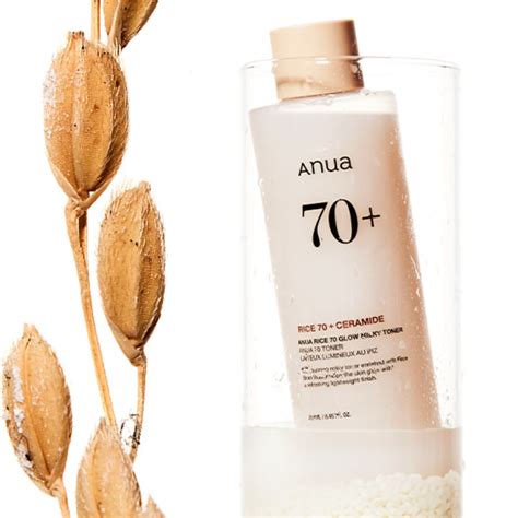 Anua Rice 70 Glow Milky Toner Tonique Éclat Au Lait De Riz