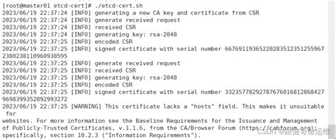 K8s：二进制安装k8s单台master安装etcd和master二进制安装etcd配置文件 Csdn博客