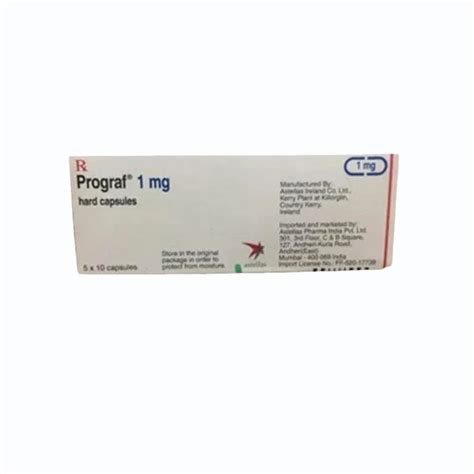 Prograf Tacrolimus Capsule 1mg At ₹ 402 Strip In Pune Id 2855630517191