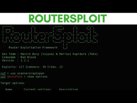 RouterSploit Router Exploitation Framework Video Lecture Get To Know Ethical Hacking