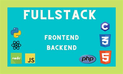 Develop Your Full Stack App Frontend And Backend By Them3jd Fiverr