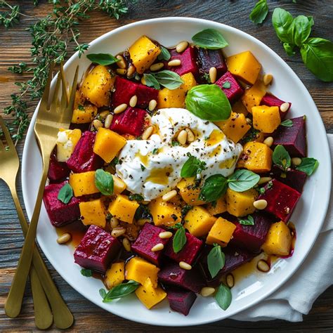 Beet Salad With Feta Cucumbers And Dill