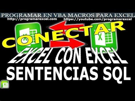 Conectar Excel Con Excel Conectar Con El Mismo Libro Excel PROGRAMAR EN VBA MACROS DE EXCEL