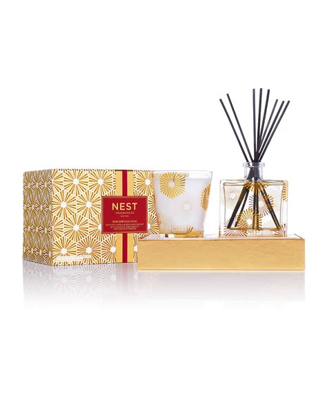Nest Fragrances Birchwood Pine Candle And Diffuser Set Neiman Marcus