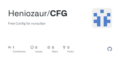 GitHub Heniozaur CFG Free Config For Nursultan