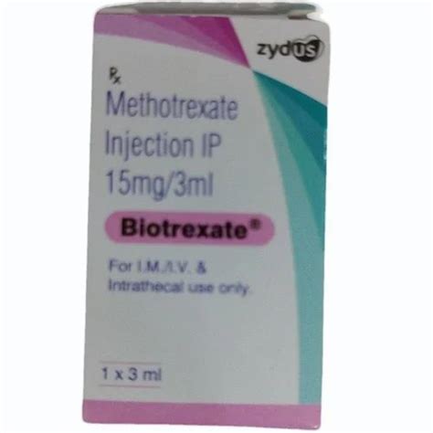 15mg Methotrexate Injection 3 Ml At Rs 86 Vial In Surat Id 2854127304630