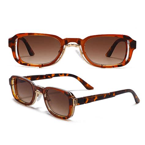 Sunglasses 2025 Trendy Small Square Glasses Hot Customize Logo Modern Unisex Sunglasses Women