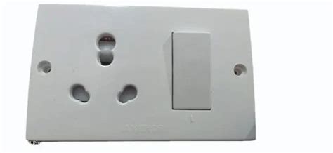 White Switch Socket Combine 2 Pin At Rs 55 Piece In Vasai ID 20687418362