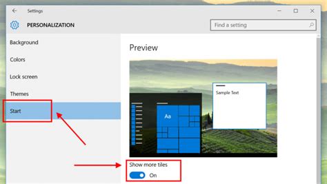 How To Show A Fourth Column Of Tiles On Start Menu In Windows 10 Tip Dottech