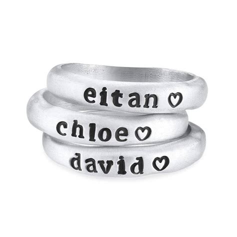 Stackable Rings With Names At Cathy Remington Blog