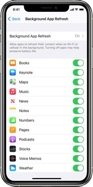 Background App Refresh Di IOS Appbuntu