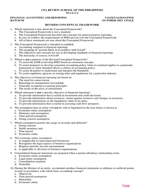 7166 Revised Conceptual Framework Pdf