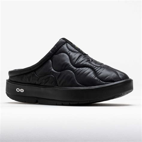 Oofos Oocoozie Thermo Mule Mens Black Holabird Sports