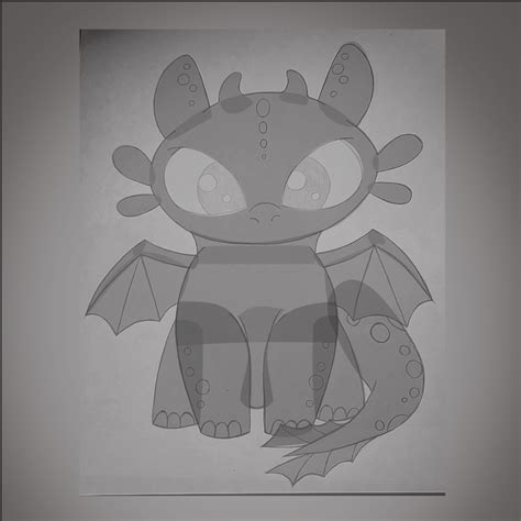Toothless Chibi Illustration Behance