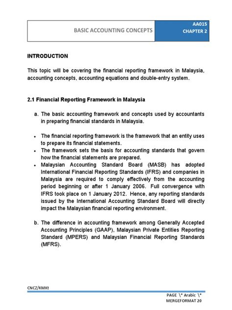 Chapter 2 - Basic Accounting Concepts | PDF | Debits And Credits ...