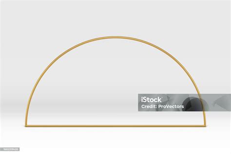 3d 프레임 황금 곡선 아치 기초 장식 요소 미니멀리스트 렌더링 현실적인 벡터 0명에 대한 스톡 벡터 아트 및 기타 이미지 0명 3차원 형태 Charitable