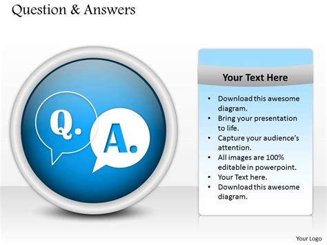 Free Questions Answers Powerpoint Template Free
