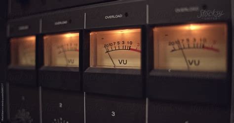 «old Volume Level Meters Del Colaborador De Stocksy «pixel Stories