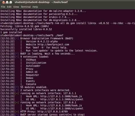 how to install beef on ubuntu 10 04 lts