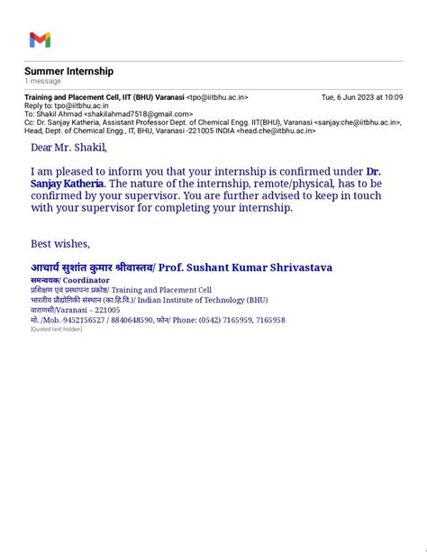 Shakil Ahmad On Linkedin Chemical Engineering Internship Project