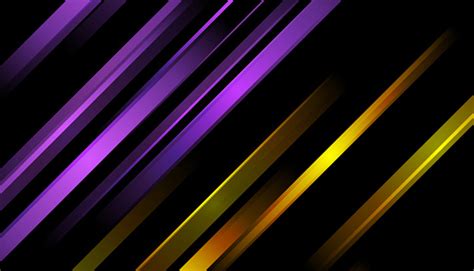 생생한 보라색과 오렌지색 기하학적 줄무늬 추상적인 기술 배경 개념에 대한 스톡 벡터 아트 및 기타 이미지 개념 검은색 곡선 Istock